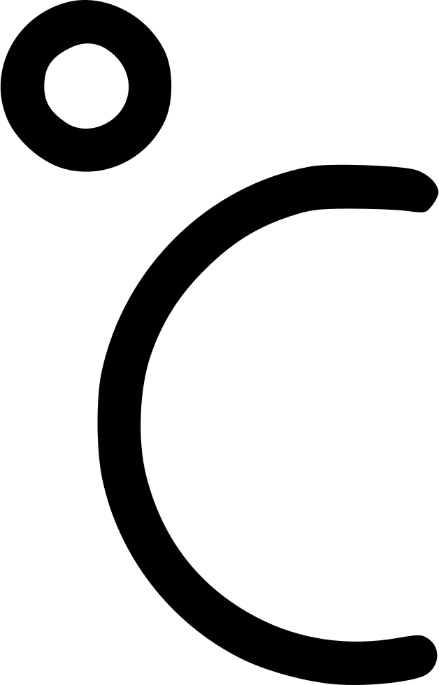 Degree Temperature Meterology Centigrade Transparent Clipart - Full ...