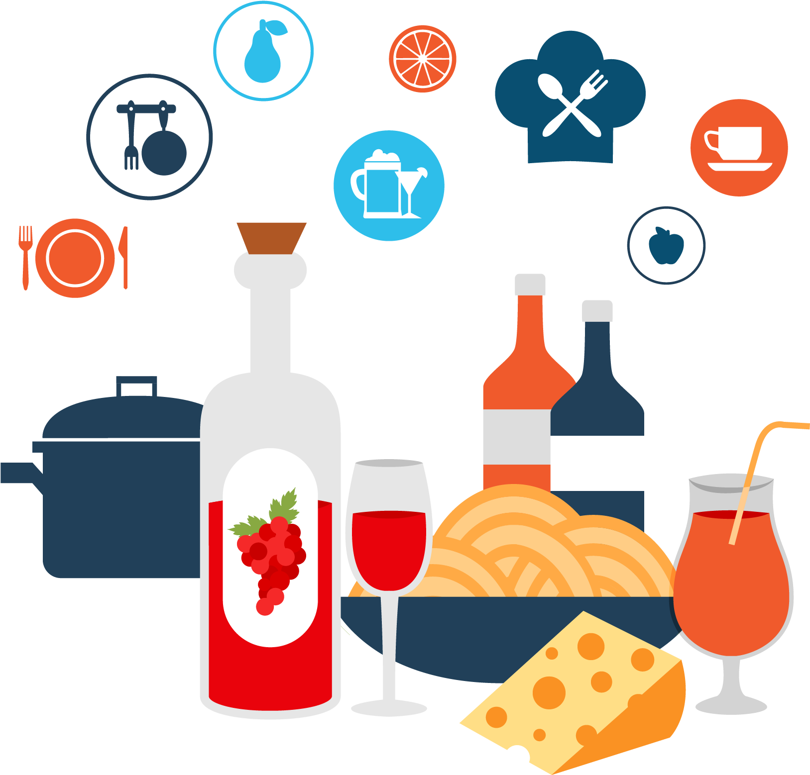 Download Food And Beverage Clipart (#2926018) - PinClipart