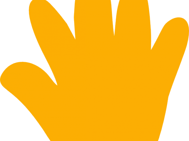 Orange Hand Cliparts - Png Download - Full Size Clipart (#2936016 ...