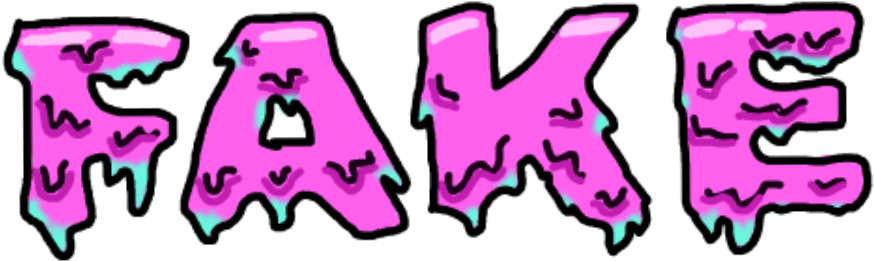 Fake Sticker Clipart - Full Size Clipart (#2937660) - PinClipart