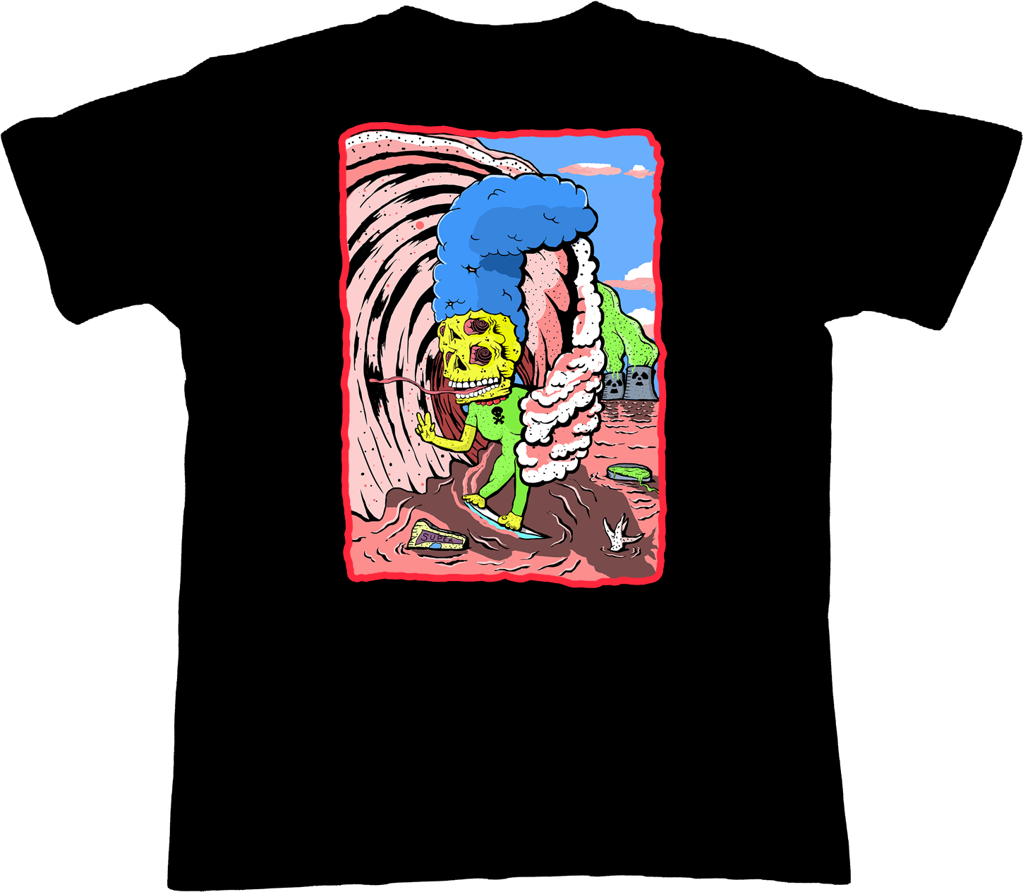 Surfer Marge Tee By Ayla The Caveman $49 Clipart - Full Size Clipart ...