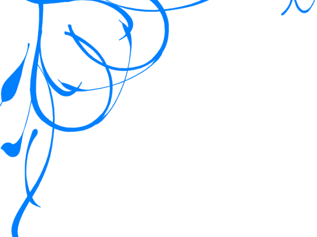 Decorative Line Blue Clipart Corner - Png Download - Full Size Clipart ...