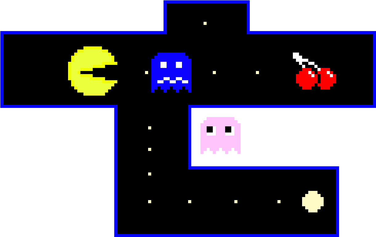 Pac Man Clipart - Full Size Clipart (#2946905) - PinClipart