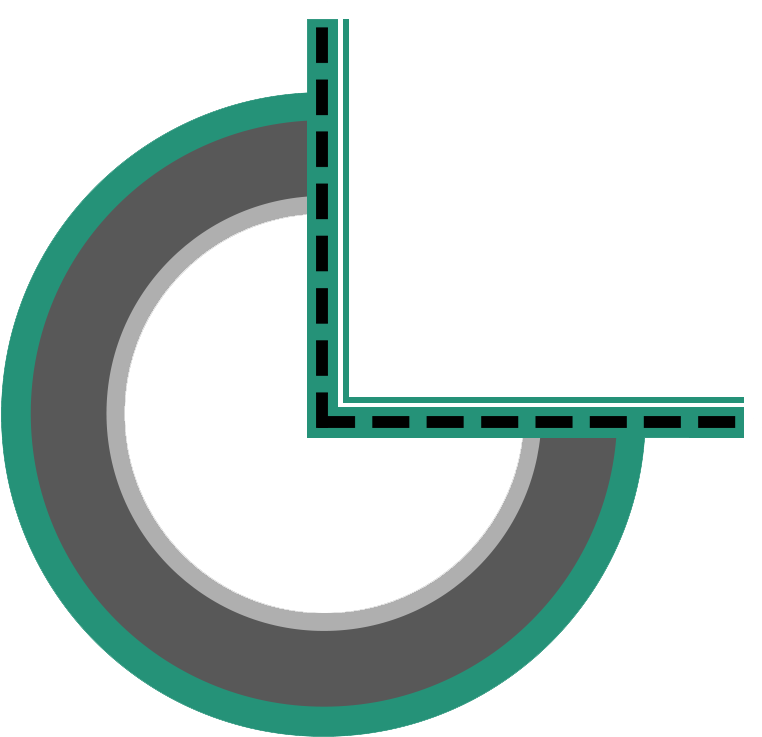 Shape B Corner Round Clipart - Full Size Clipart (#2953392) - PinClipart