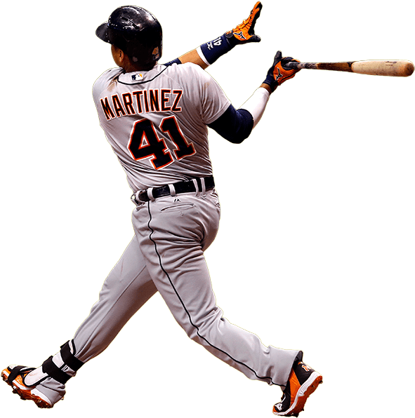 Detroit Tigers Victor Martinez Transparent Png Clipart - Full Size ...