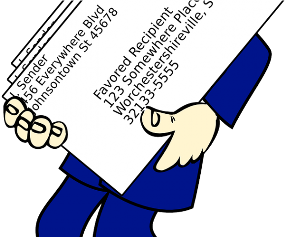 Mail Letter Clipart - Png Download - Full Size Clipart (#2961112 ...