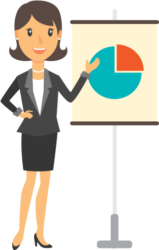 Woman Employee Presentation Png Image Clipart - Full Size Clipart ...