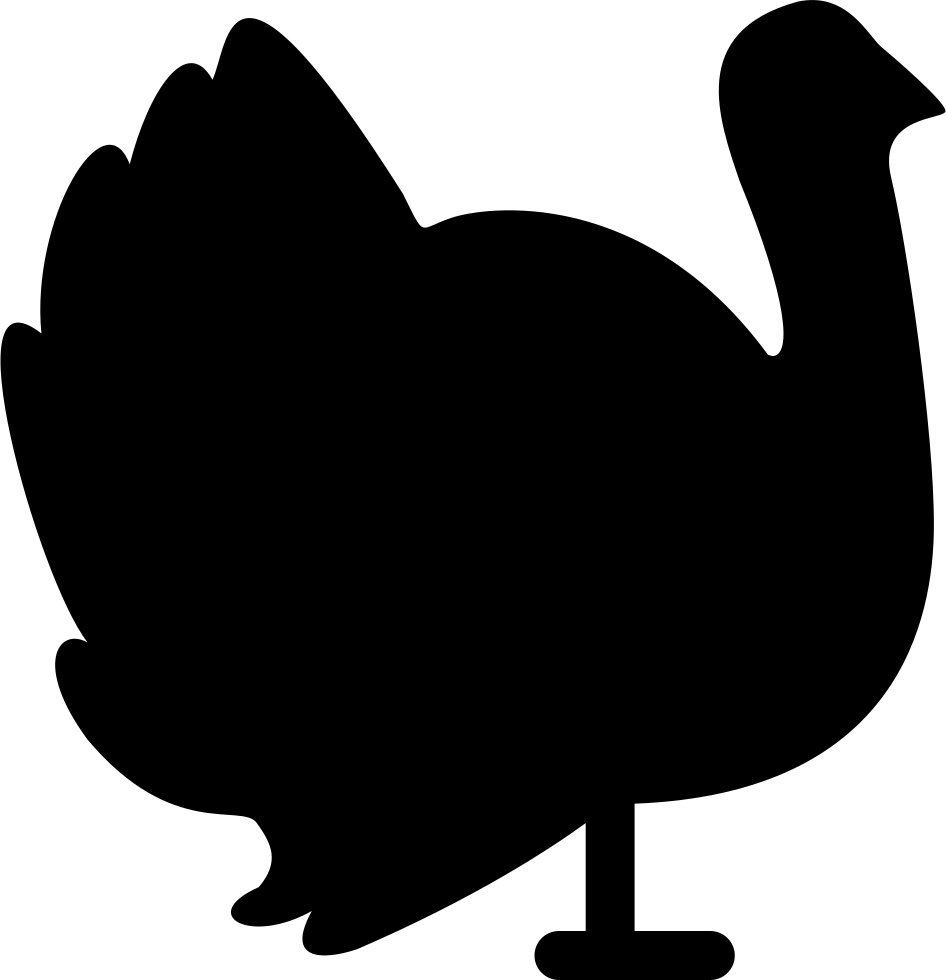 Turkey Facing Right Comments Clipart - Full Size Clipart (#2966694 ...
