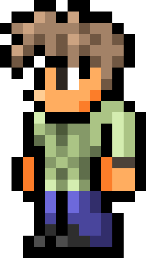 Pixilart Terraria Guide By Angrykirbachu98 Rh Pixilart Clipart - Full ...