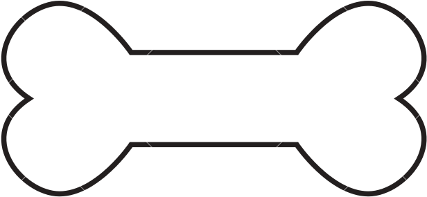 Download Dog Bone Outline Png Clipart (#2973828) - PinClipart