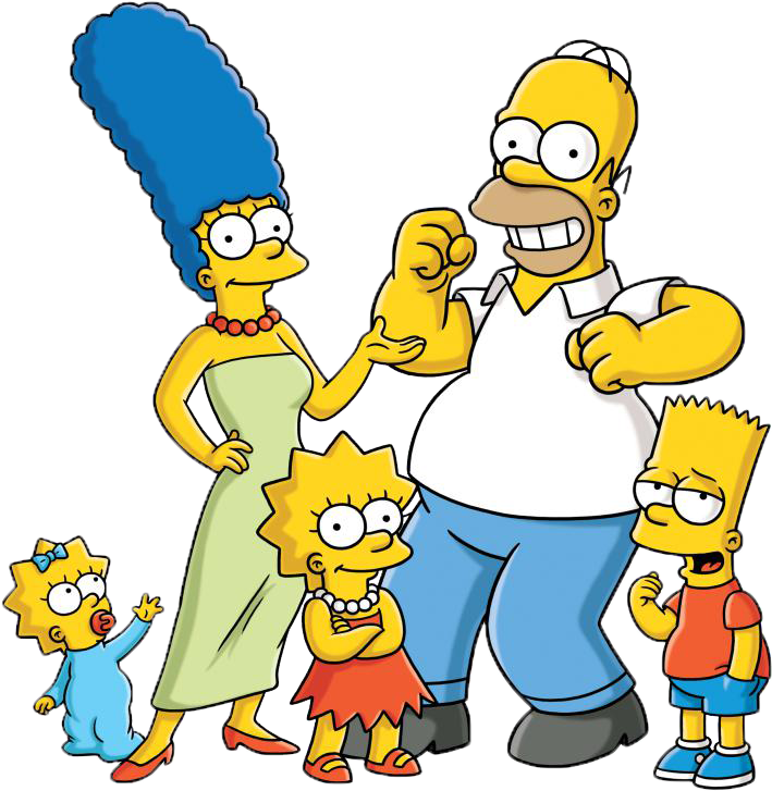The Simpsons Clipart Transparent Background - Png Download - Full Size ...