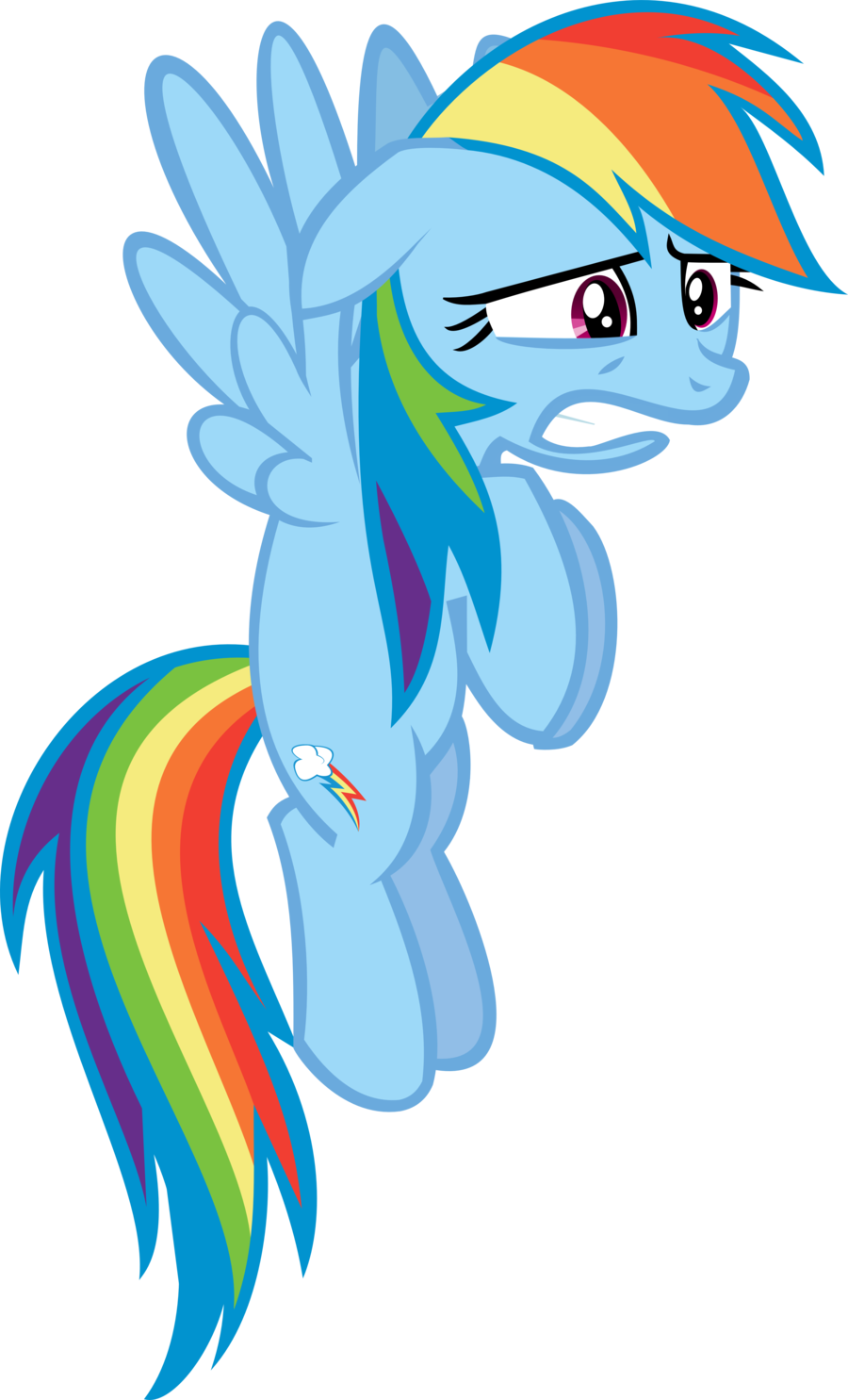 Despair, Pony, Rainbow Dash, Sad, Safe, Scared, Shocked, Clipart - Full ...
