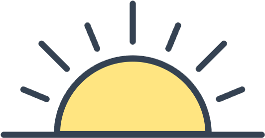 Sunrise Transparent Half Clipart - Full Size Clipart (#2981515 ...