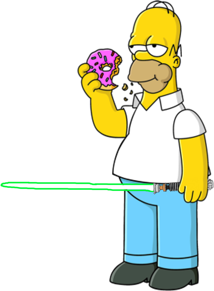 Luke Skywalker Clipart The Simpsons - Png Download - Full Size Clipart ...