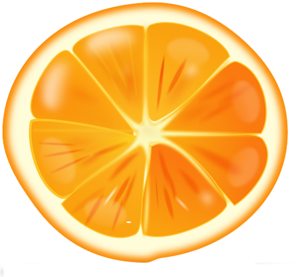 Orange Sticker Clipart - Full Size Clipart (#2987207) - PinClipart