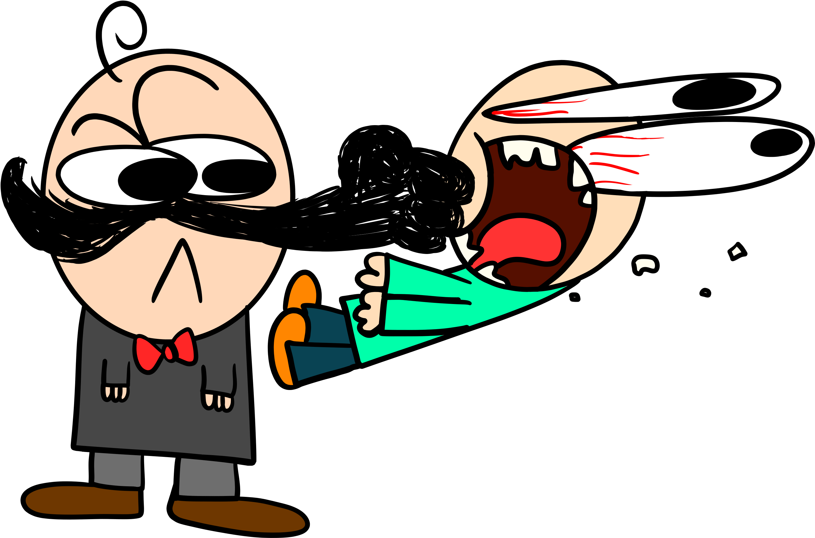 Mustache Punch Clipart - Full Size Clipart (#2989357) - PinClipart