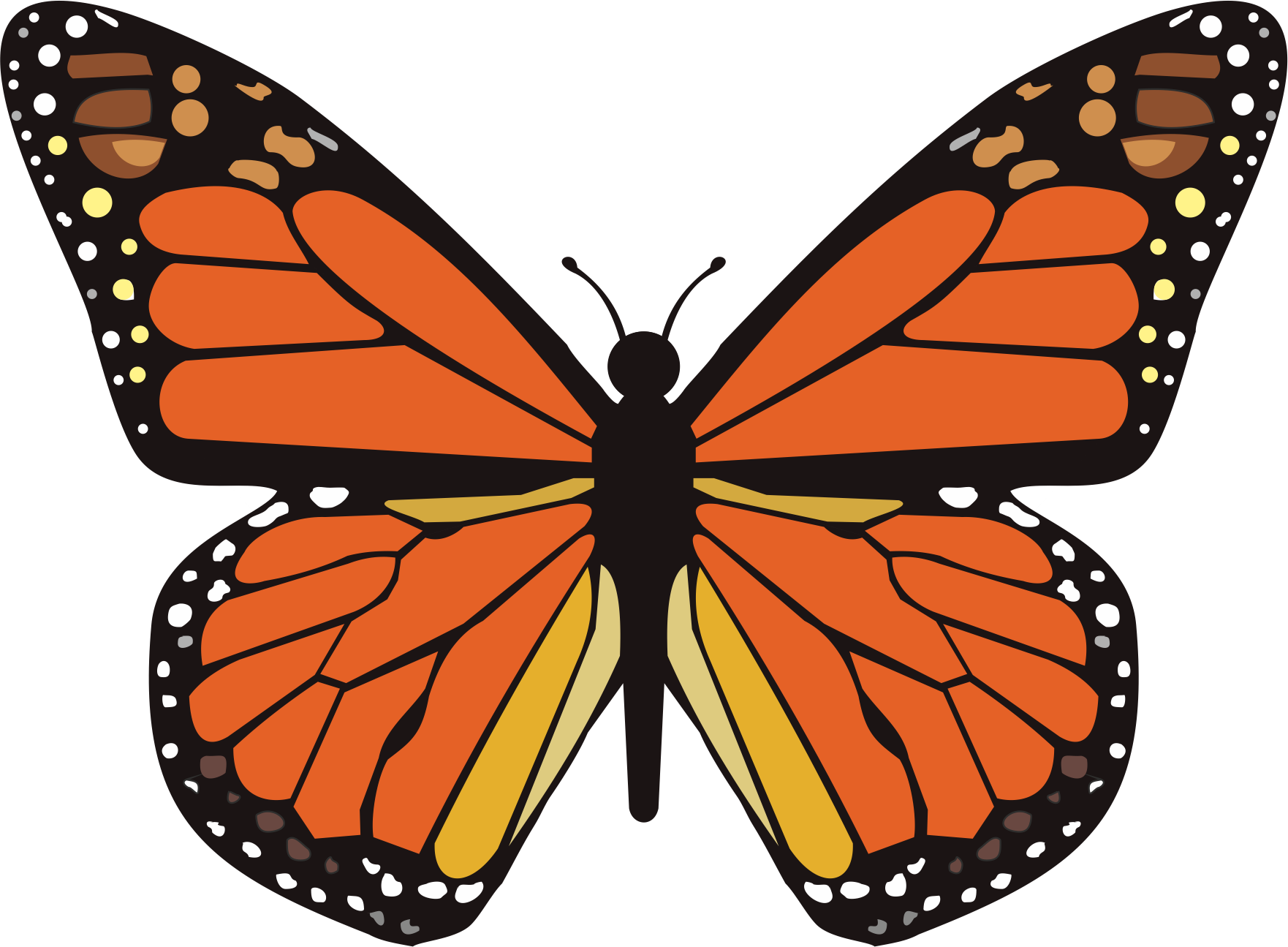 Monarch Butterfly Clip Art - Png Download - Full Size Clipart (#2992808 ...