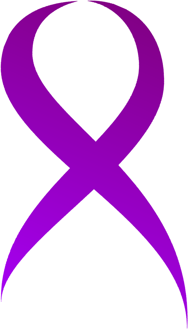 Purple Ribbon Clipart - Full Size Clipart (#2995106) - PinClipart