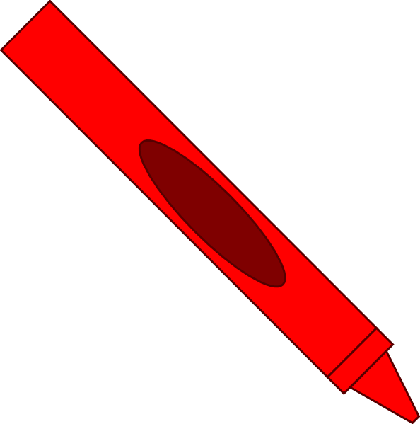 Clipart Of Red And Crayon Other - Png Download - Full Size Clipart ...