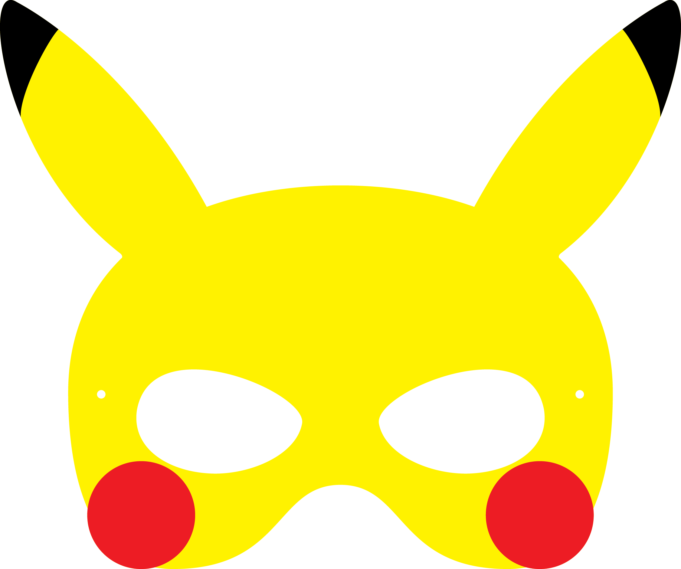 Resultado De Imagen Para Pokemon Printable Masks Pikachu Mask 