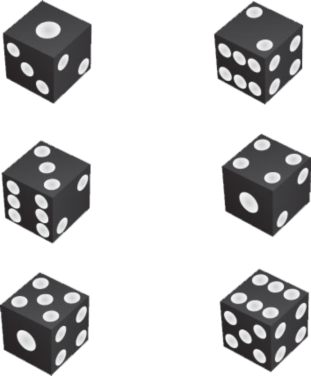 Black And White Dice Clipart - Clip Art - Png Download - Full Size ...