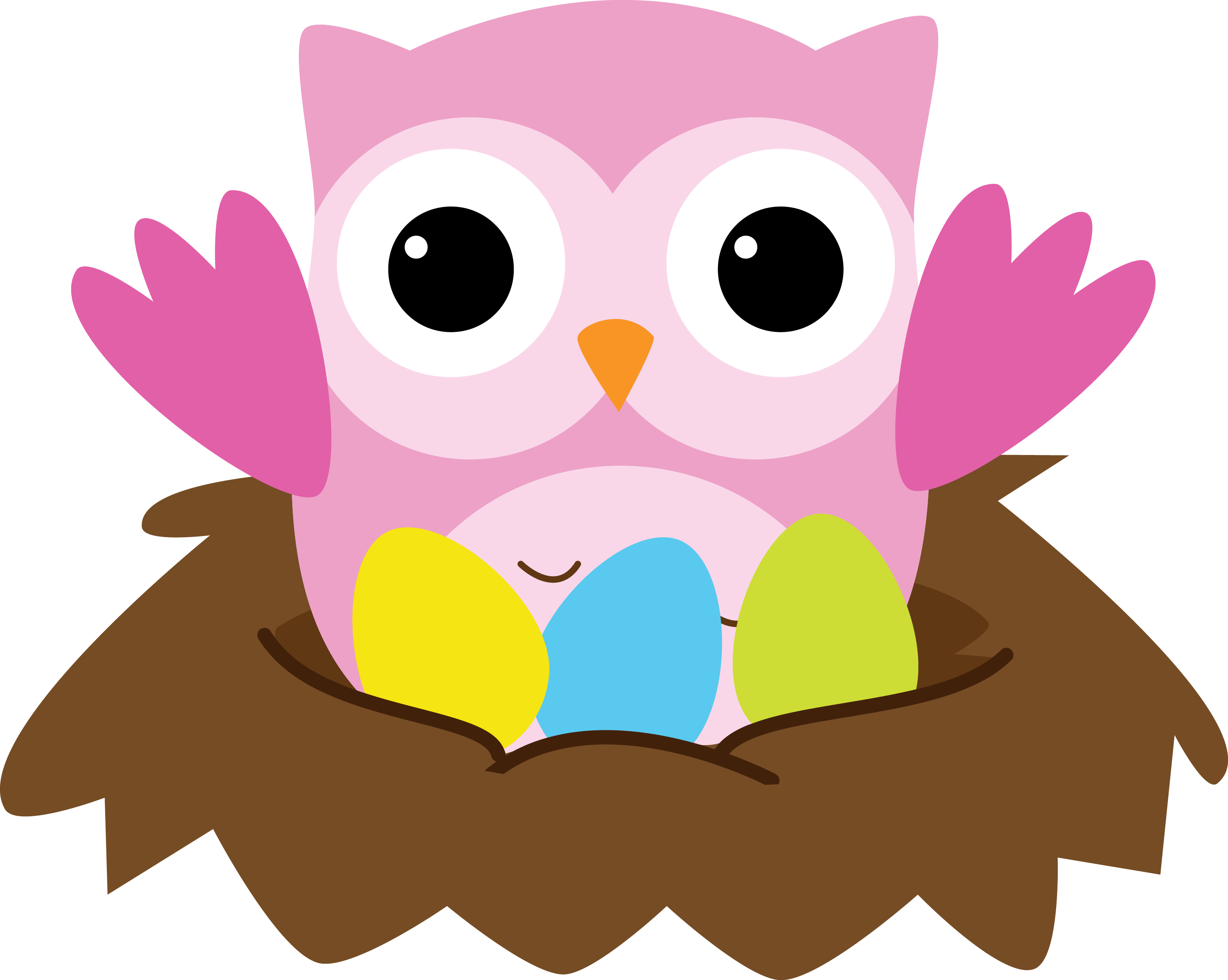 Easter Owl Clipart