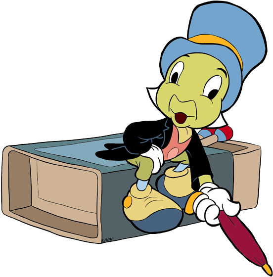 Jiminy Cricket Sitting On Box Of Matches - Jiminy Cricket Clipart ...