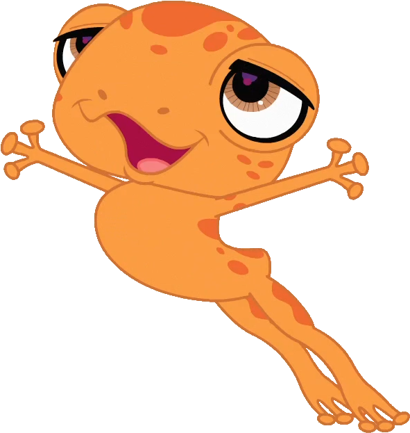 Download Vector Orange Cartoon Clipart Free - Orange Frog Cartoon - Png ...