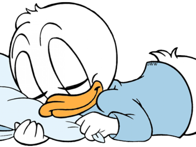 Donald Duck Clipart Sleep - Cartoon - Png Download - Full Size Clipart ...