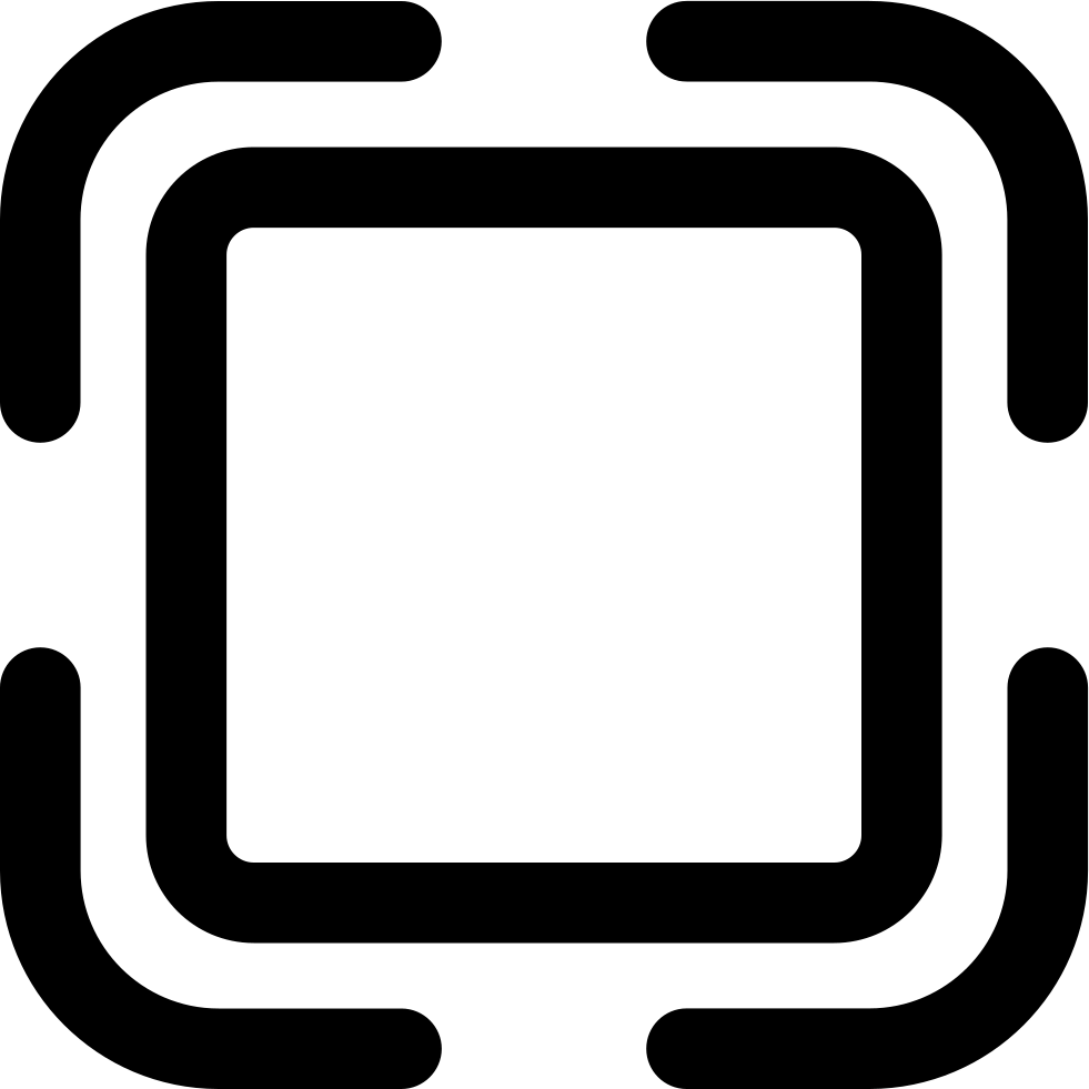 Button Outline Of Rounded Square Svg Png - Shape Outline Png Clipart ...