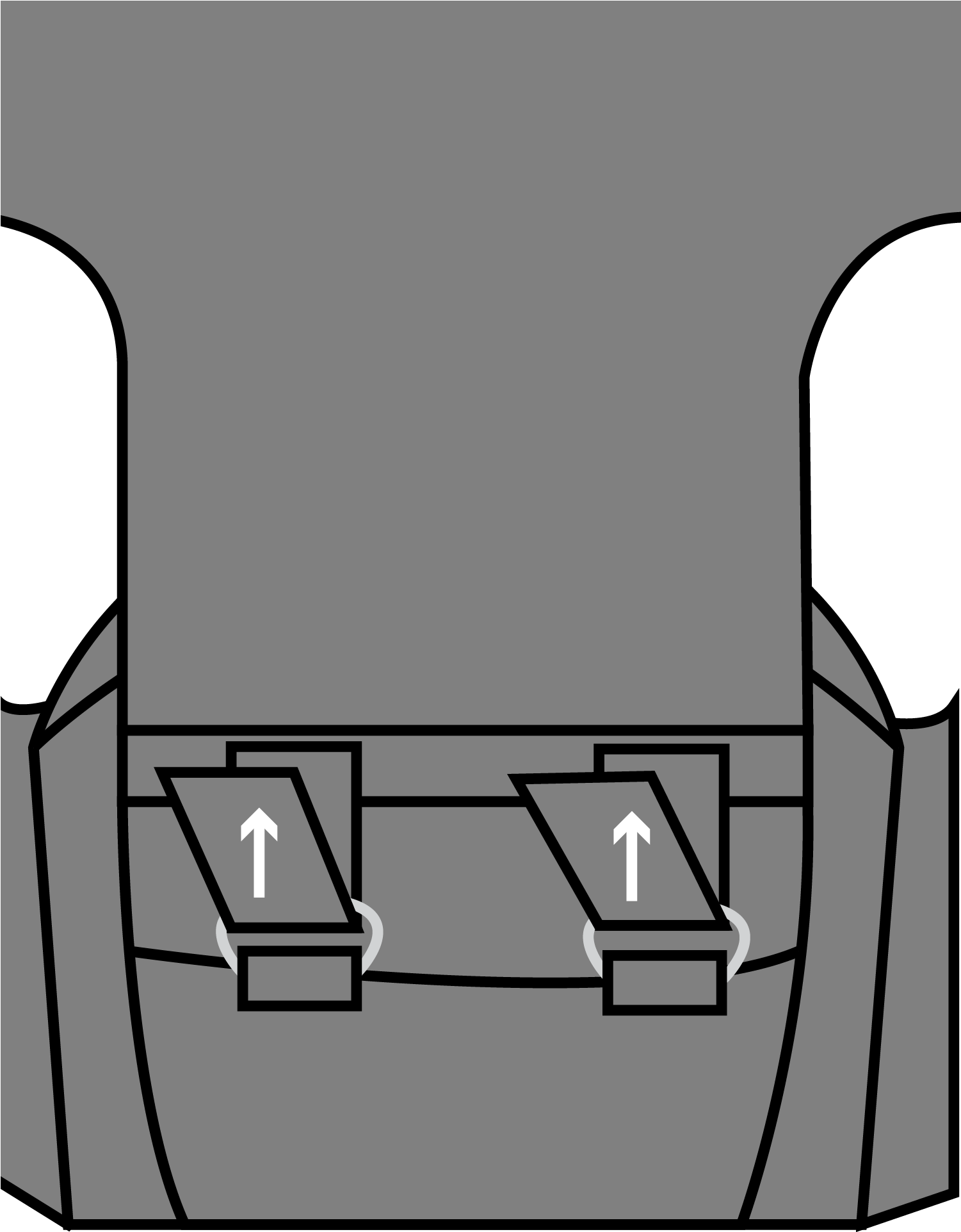 Lift Up To Secure Velcro Tabs Clipart - Full Size Clipart (#3002798 ...