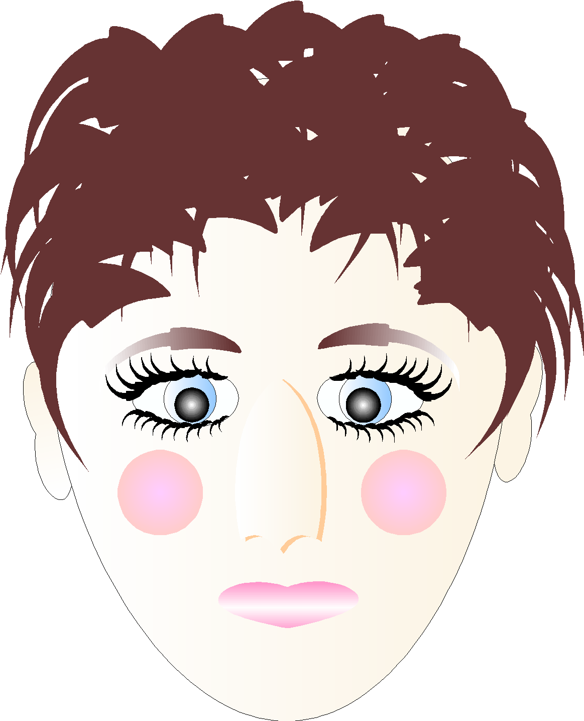 Face Of Shapes Image Clipart - Full Size Clipart (#3010041) - PinClipart