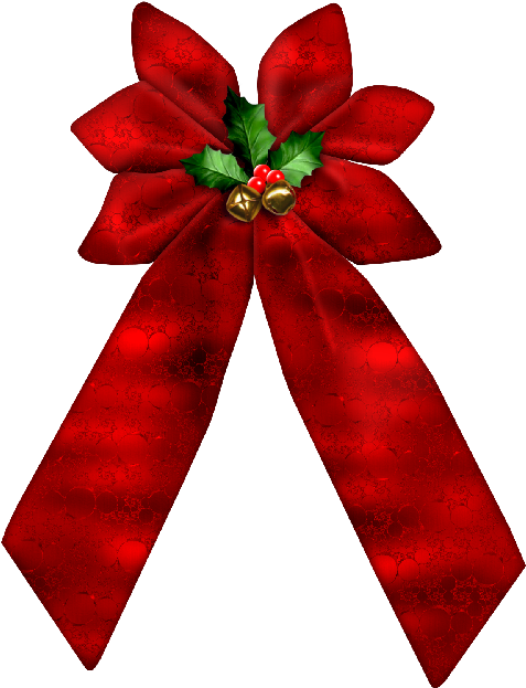Christmas Bows Clip Art - Png Download - Full Size Clipart (#3010246 ...