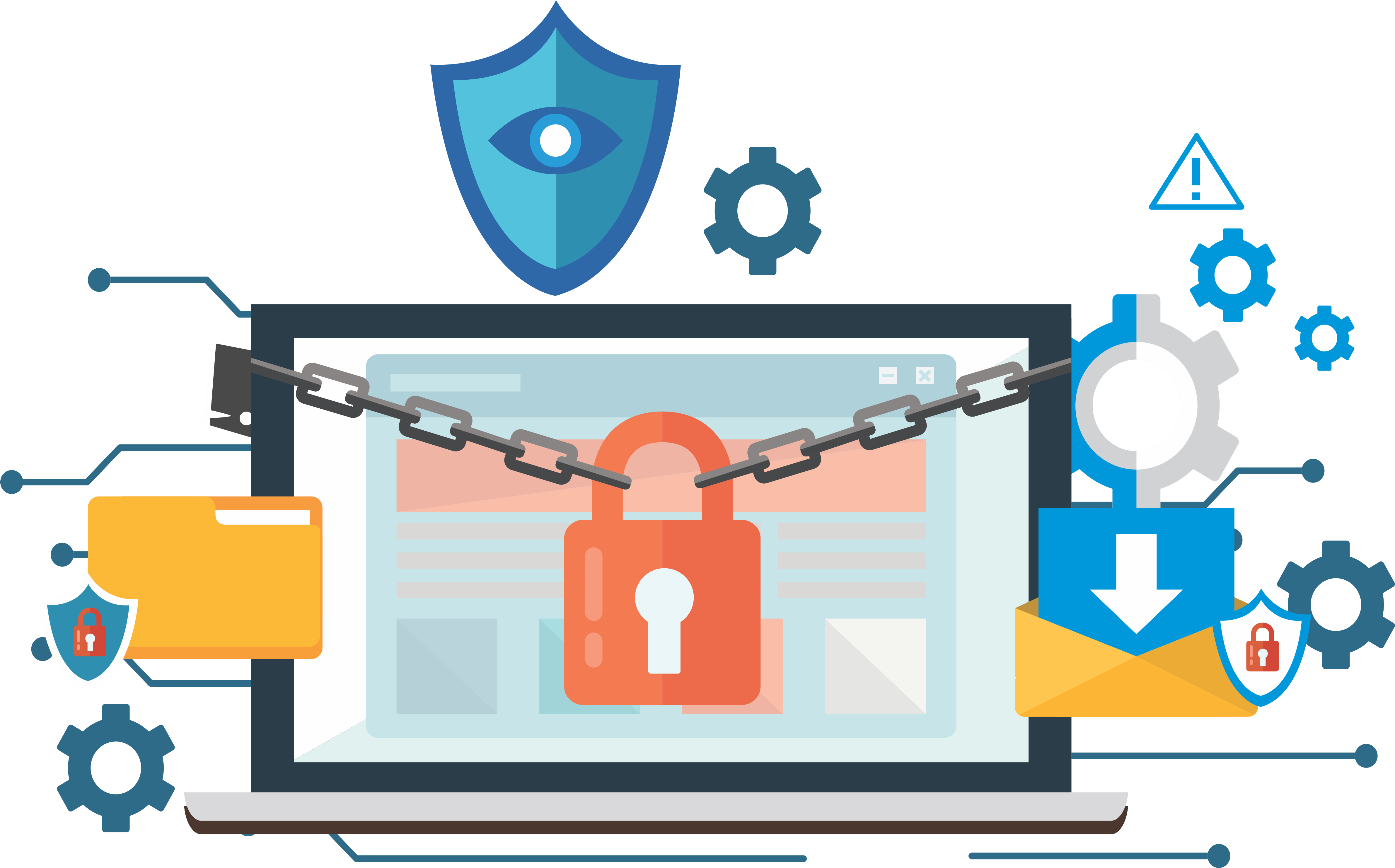 Whether We Do Shopping Online, Using Banking Services, Clipart - Full ...