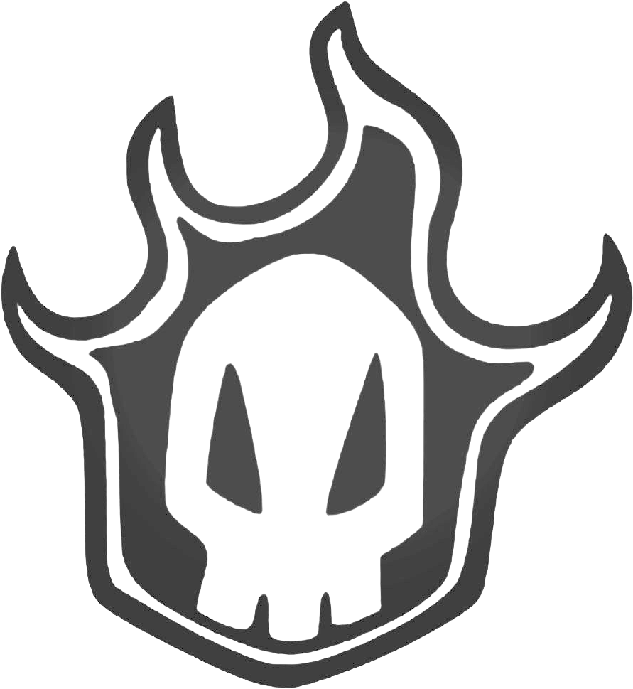 Bleach - Skull Decal Clipart - Full Size Clipart (#3016827) - PinClipart