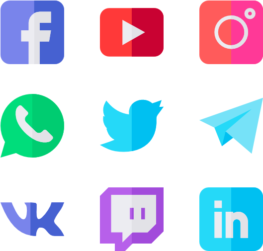 Social Media Clipart - Full Size Clipart (#3030592) - PinClipart