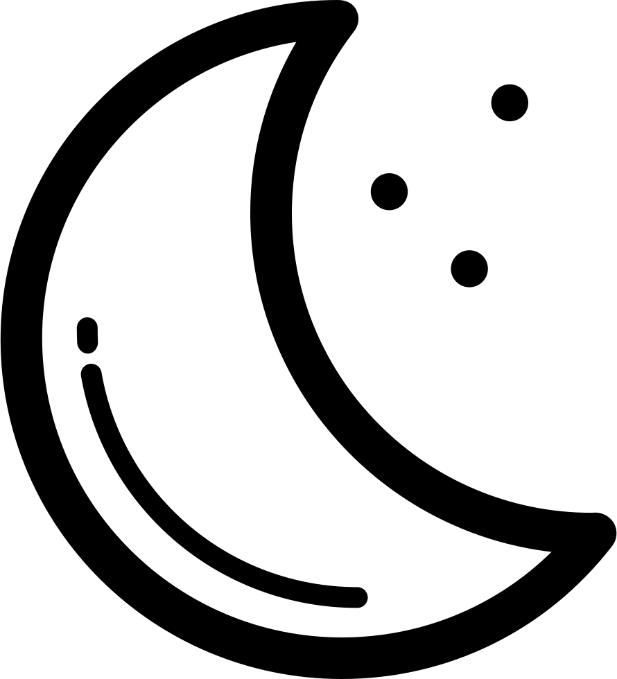 Moon Outline Png Clipart - Full Size Clipart (#3033468) - PinClipart