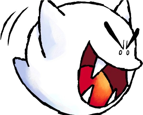 Drawn Ghost Super Mario Ghost Clipart - Full Size Clipart (#3037094 ...