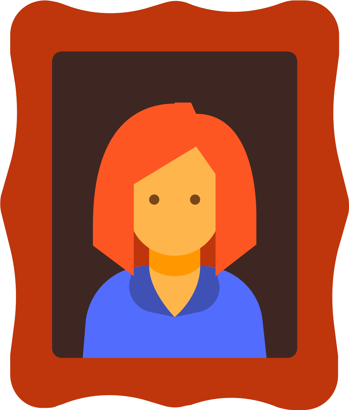 The Icon Portrait Is A Medium Sized Square Clipart - Full Size Clipart ...