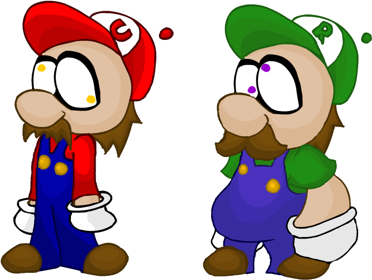Mario Luigi Cartoon Clip Art Fictional Character - Png Download - Full ...