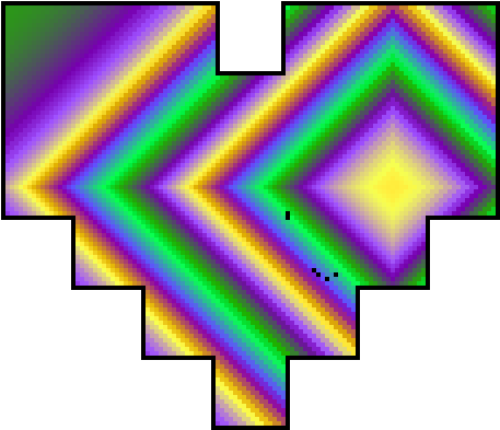 Rainbow Heart Clipart - Full Size Clipart (#3045458) - PinClipart