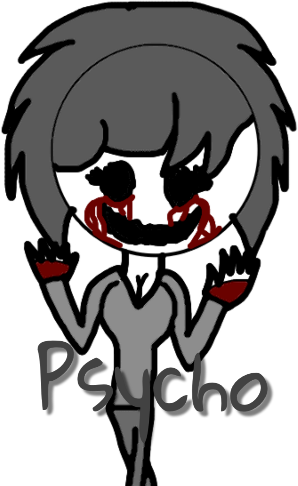 Psycho Sticker Clipart - Full Size Clipart (#3049034) - PinClipart