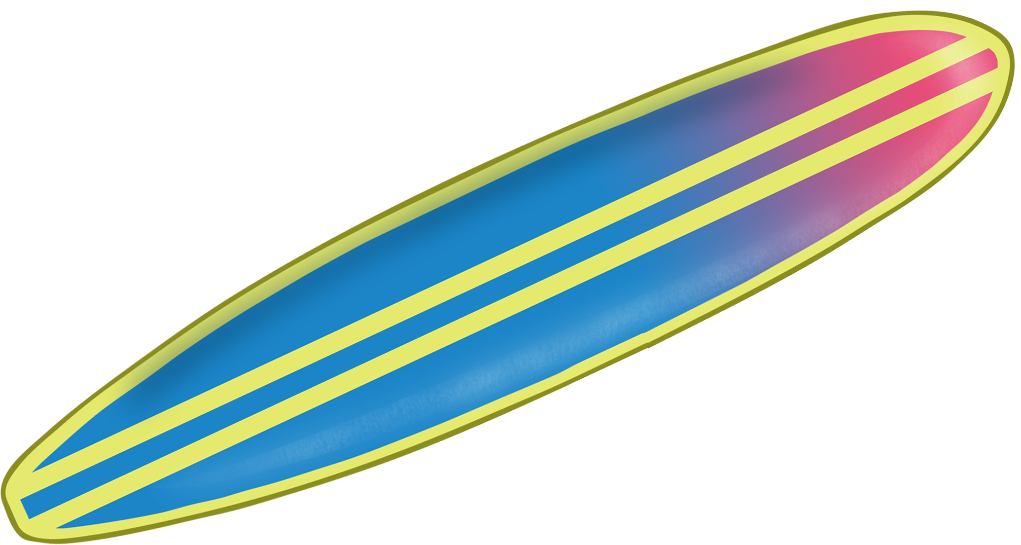 Hawaiian Surf Board Clip Art - Png Download - Full Size Clipart ...