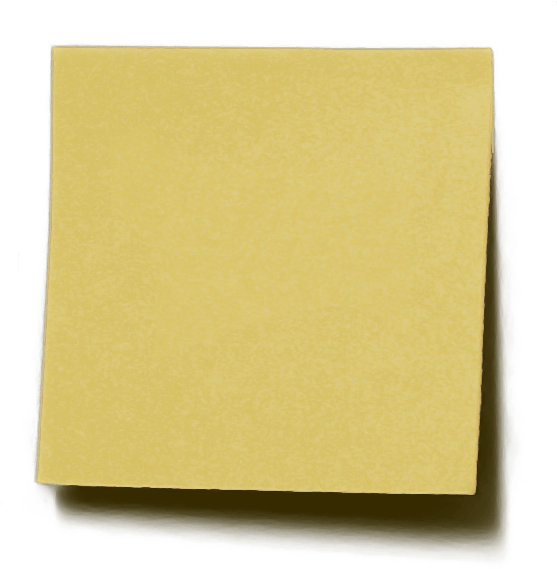 Download Recycled Paper Sticky Note Transparent Png Clipart - Full Size ...