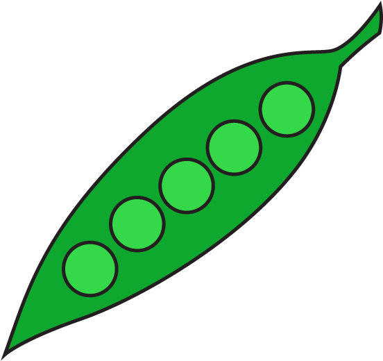 Snow Peas Clipart - Full Size Clipart (#3058868) - PinClipart