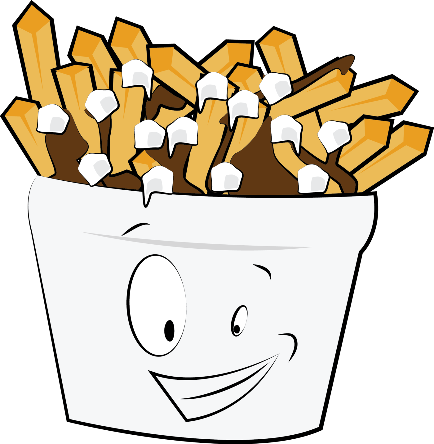 Poutine Logo Clipart - Full Size Clipart (#3066927) - PinClipart