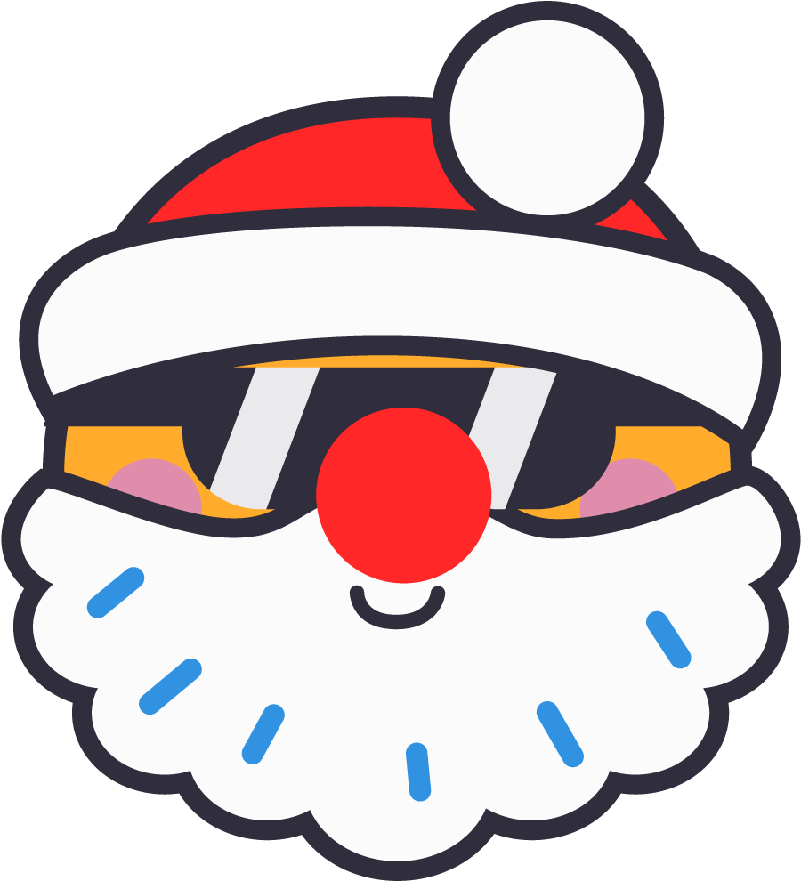 Cool Santa Clipart - Full Size Clipart (#3071169) - PinClipart
