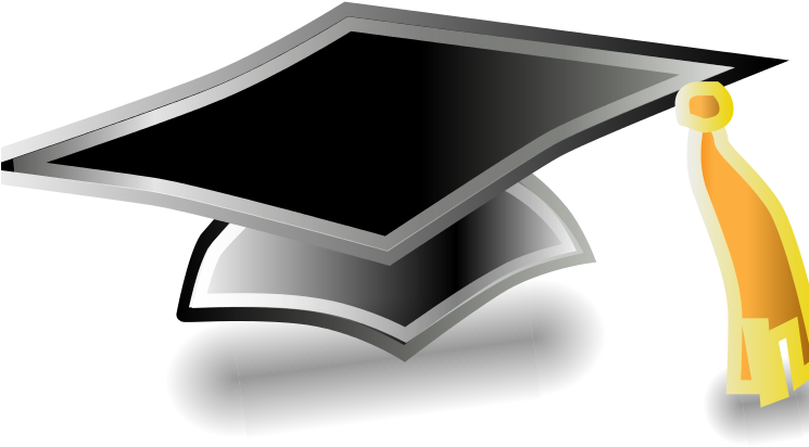 File - Doctoral-cap - Svg Clipart - Full Size Clipart (#3073240 ...