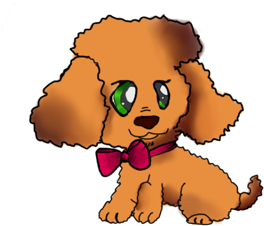 Drawn Poodle Chibi Clipart - Full Size Clipart (#3074553) - PinClipart