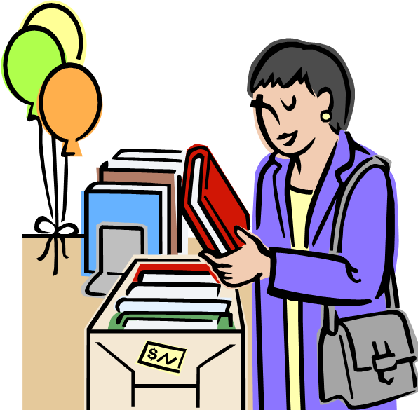 Middle School Book Fair Clipart - Full Size Clipart (#3076008) - PinClipart